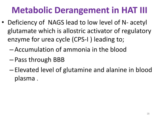 Urea cycle defect hyperammonemia | PPTX | Blood Disorders | Diseases ...