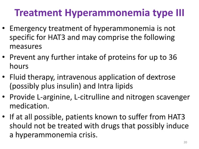 Urea cycle defect hyperammonemia | PPTX | Blood Disorders | Diseases ...