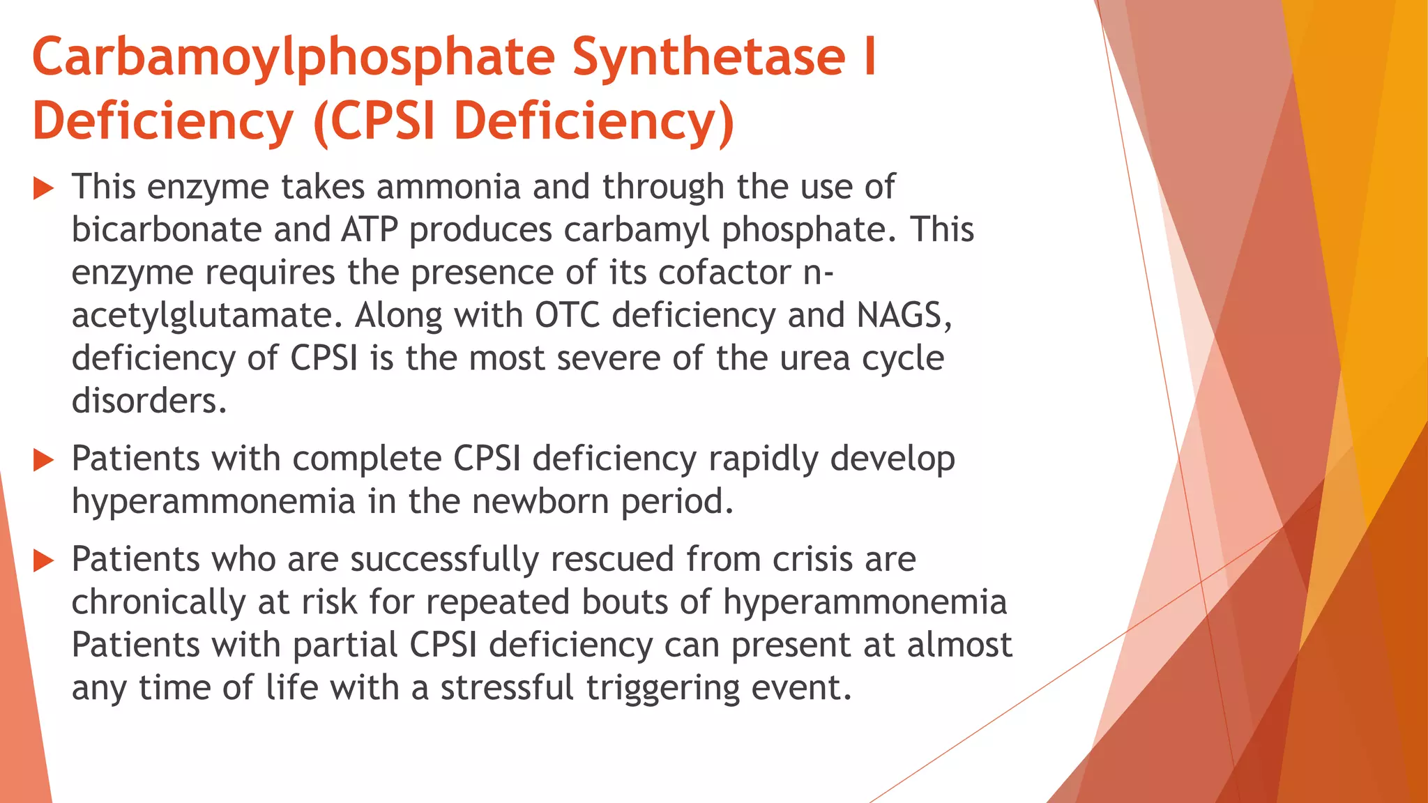 Urea cycle defects | PPTX