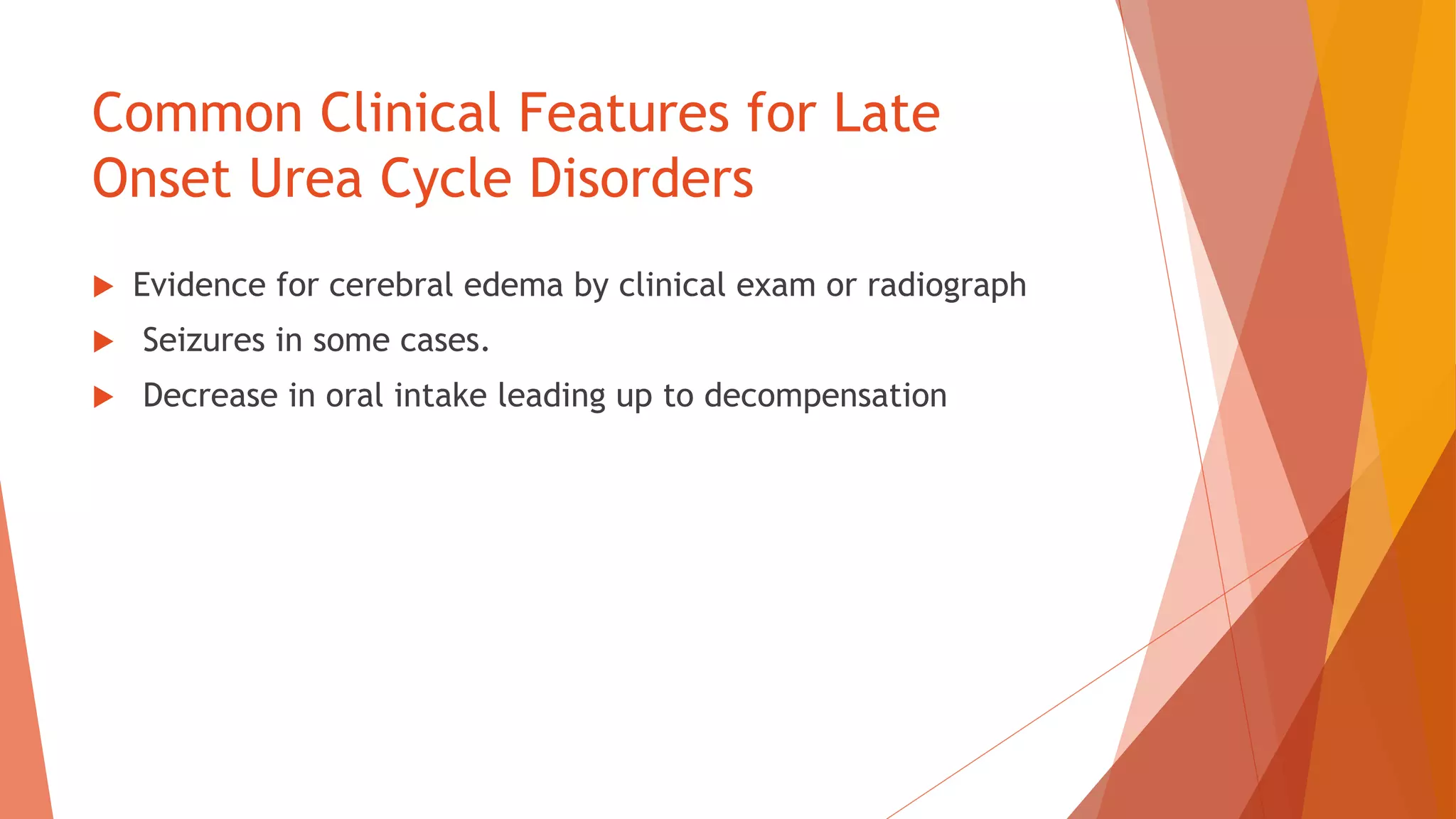 Urea cycle defects | PPTX