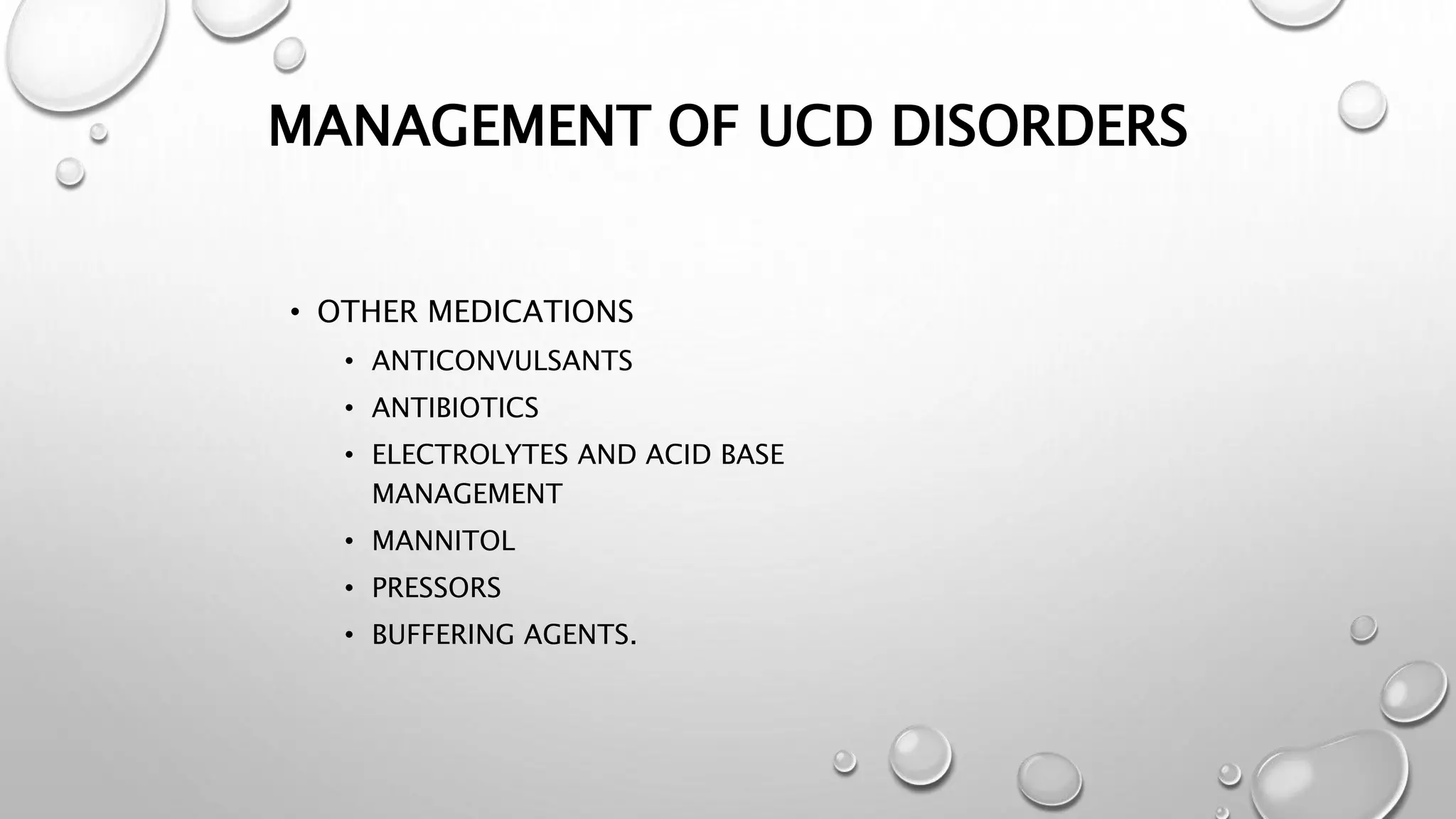 Urea Cycle Disorders | PPTX