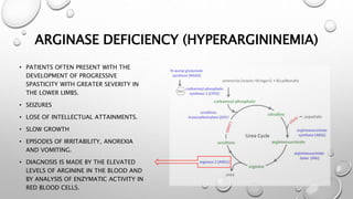 Urea Cycle Disorders | PPTX