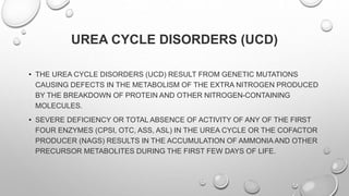Urea Cycle Disorders | PPTX