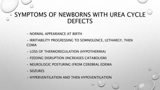 Urea Cycle Disorders | PPT