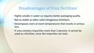 @ Urea fertilizer | PPTX | Chemistry | Science