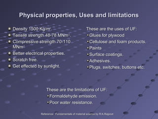 Urea formaldehyde | PPT