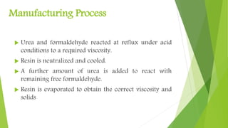 Urea formaldehyde | PPTX