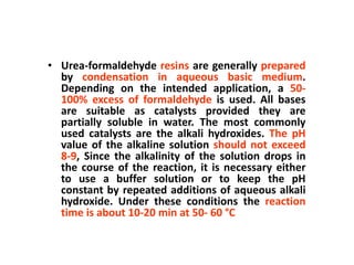 Urea formaldehyde.. | PPT