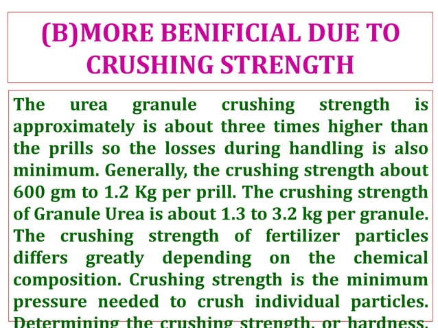 Urea granulation | PPTX | Chemistry | Science