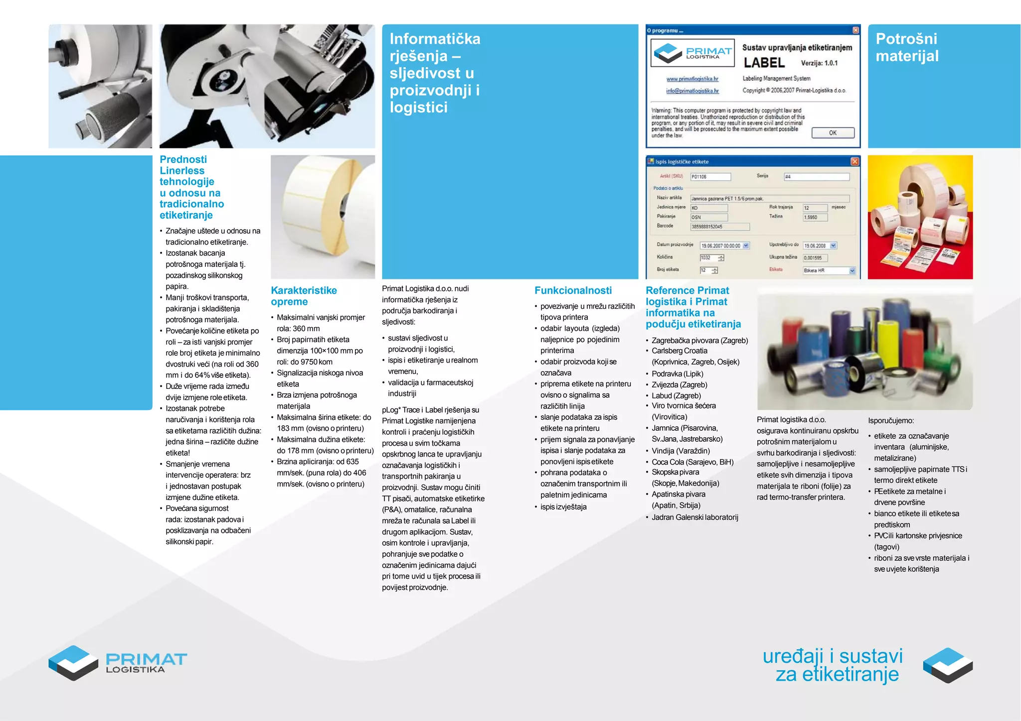 Uređaji za etiketiranje - Primat Logistika | PPTX
