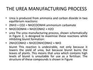 Urea manufacturing process | PPTX