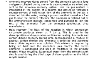 Urea manufacturing process | PPTX