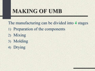 Urea molasses block | PPT | Agriculture | Industries
