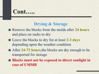 Urea molasses block | PPTX