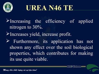 Urea n46 te and impress 80 (english) | PPT