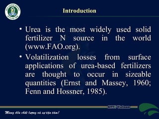 Urea n46 te and impress 80 (english) | PPT