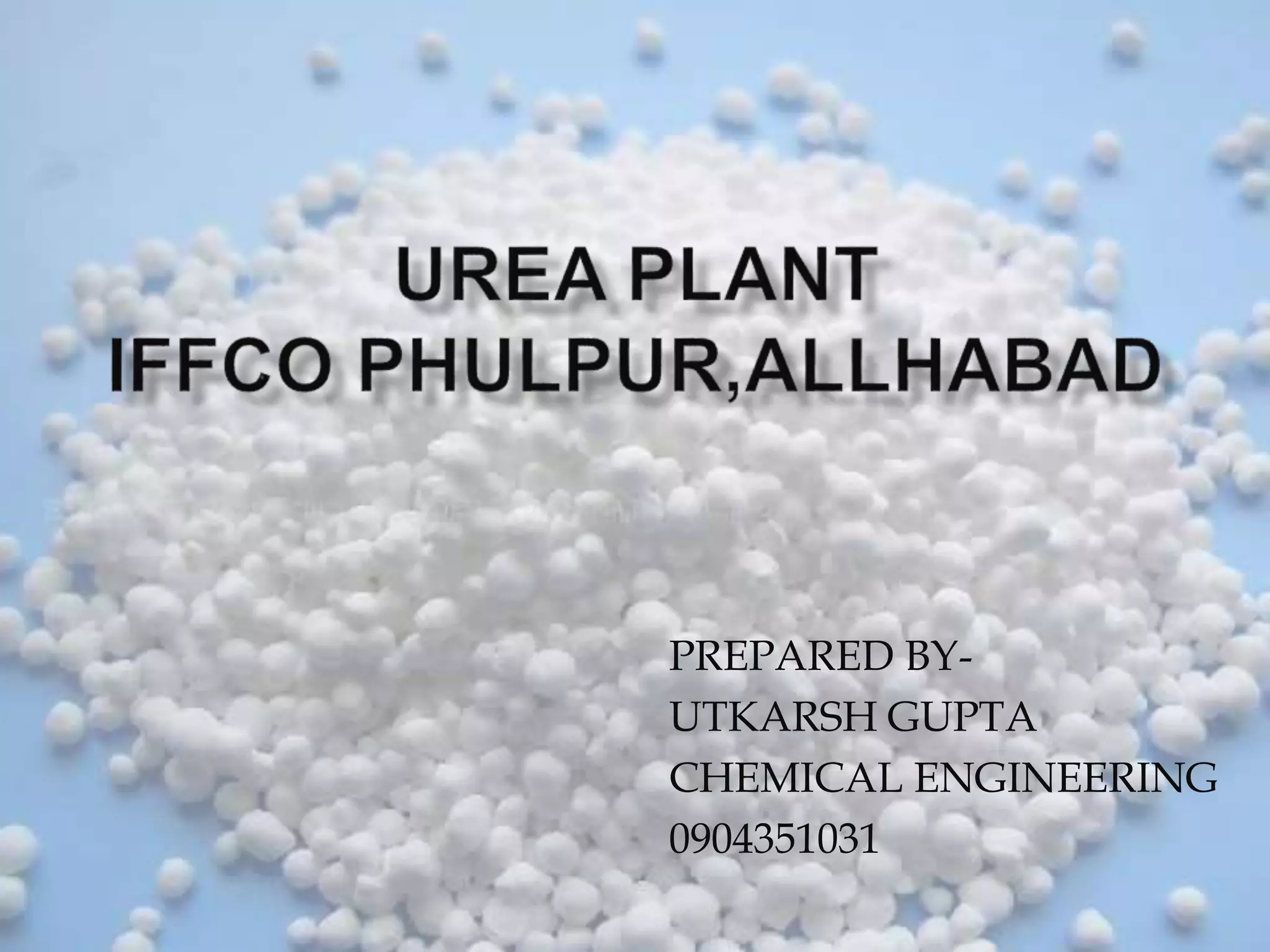 Urea plant | PPTX