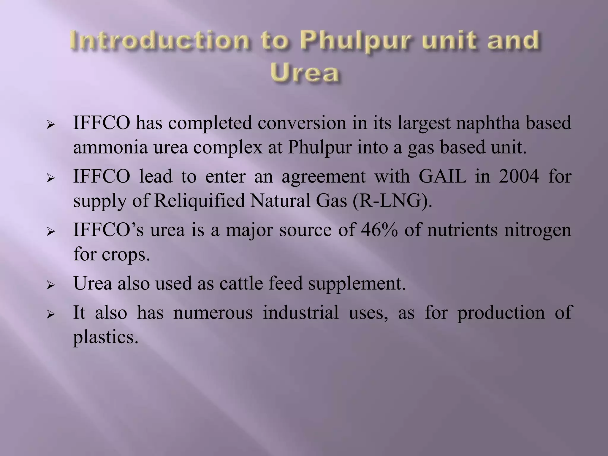 Urea plant | PPTX
