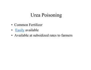 Urea poisoning | PDF