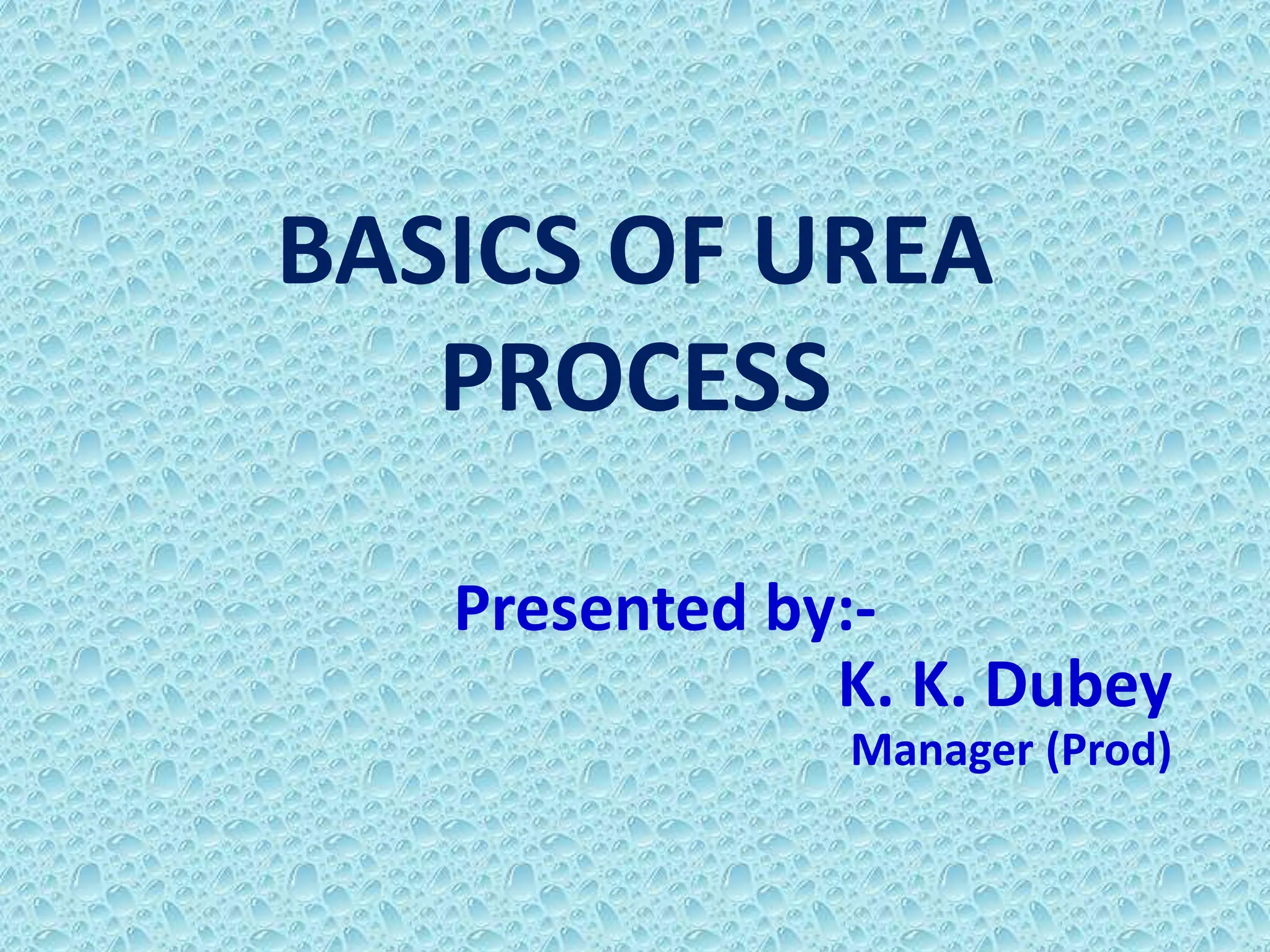 urea process technology must read interusting.ppt