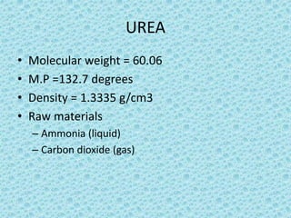 Urea production process | PPTX