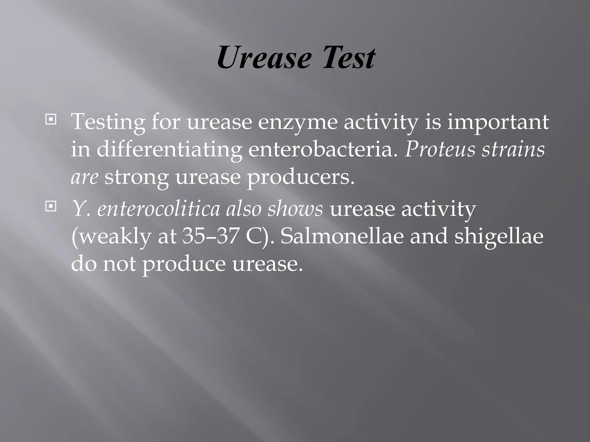 Urease Test.pptx microbiology hematology | PPTX