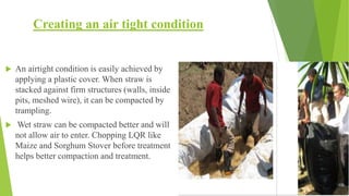 Urea treatment of low quailty roughages | PPTX