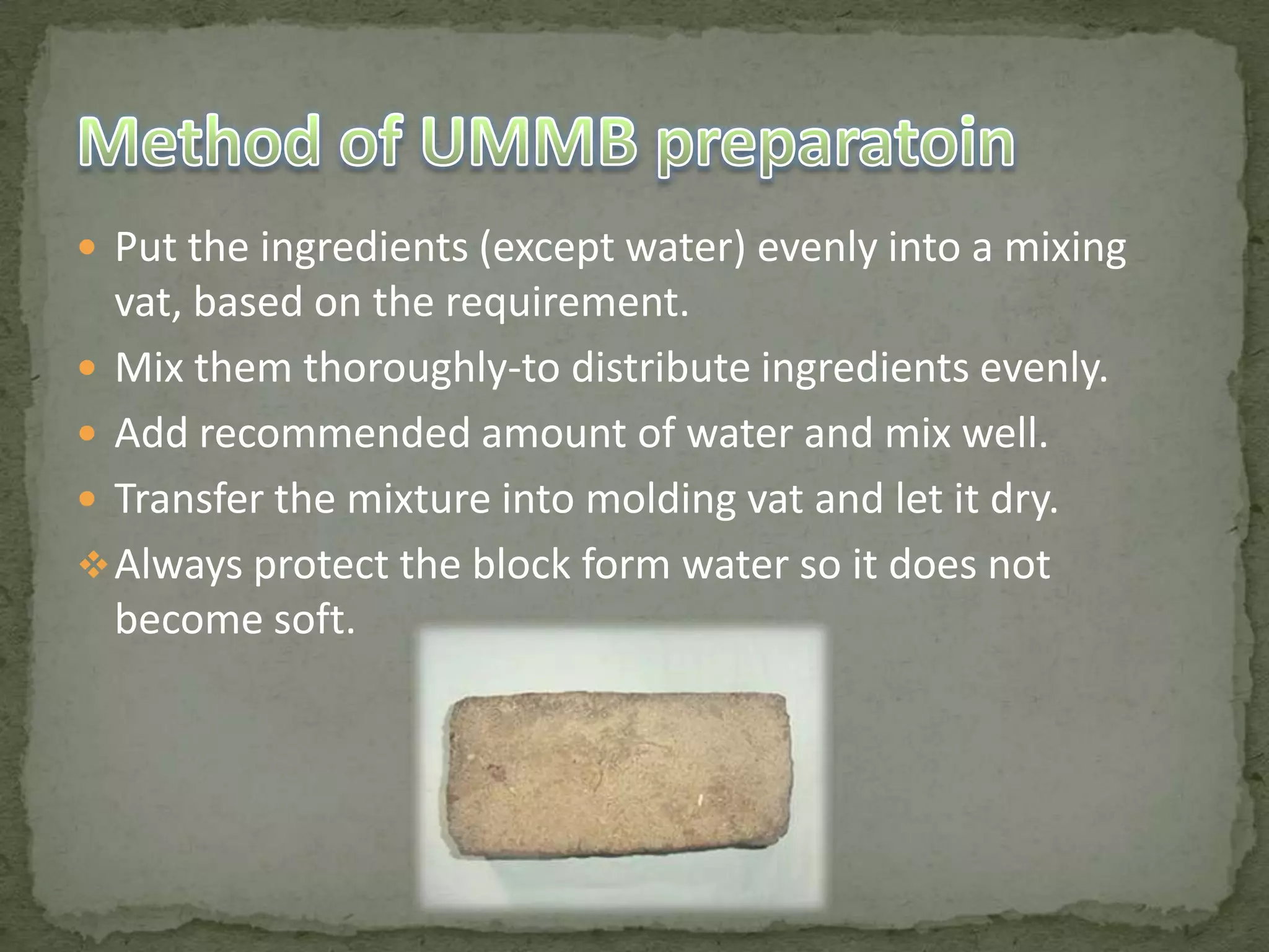 Urea treatment of straw | PPTX