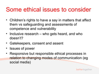 The ethics of involvement | PPT