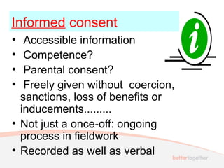 The ethics of involvement | PPT