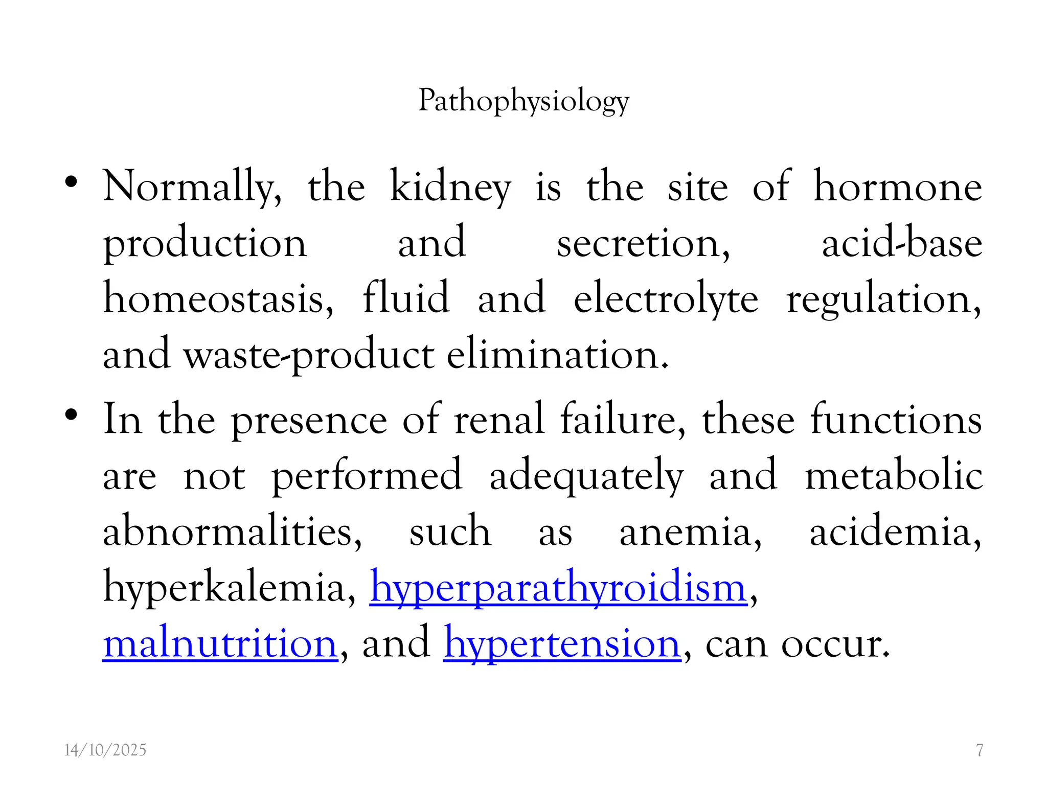 kidney diseases and management of uremia | PPTX