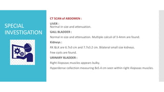 Uremic gastritis - CASE PRESENTATION | PPTX