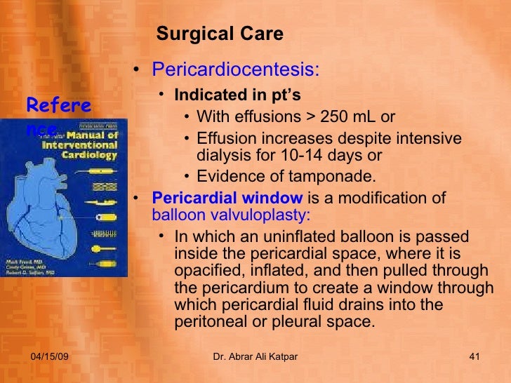 Uremic Pericarditis