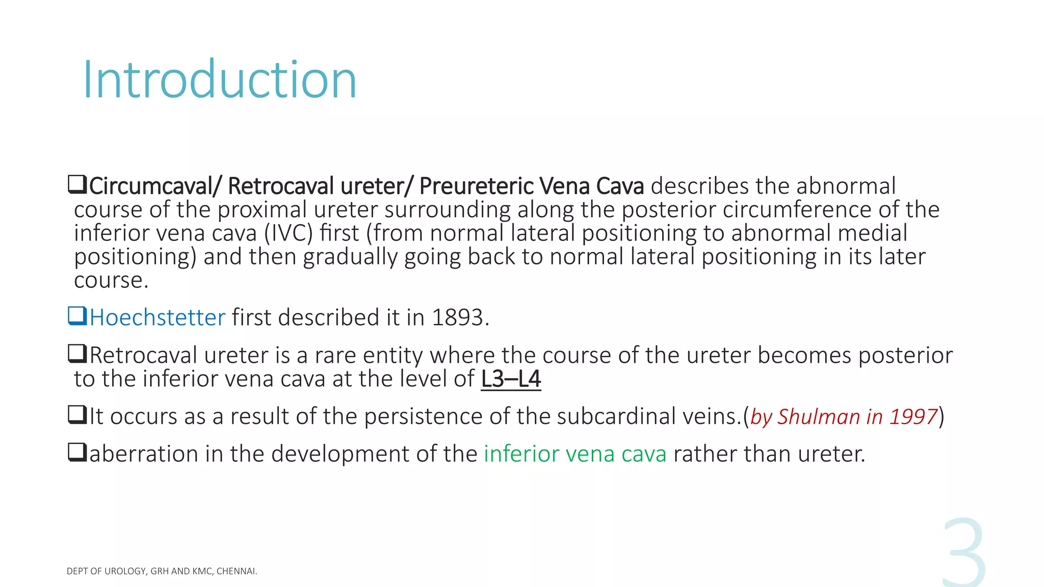 retrocaval ureter | PDF