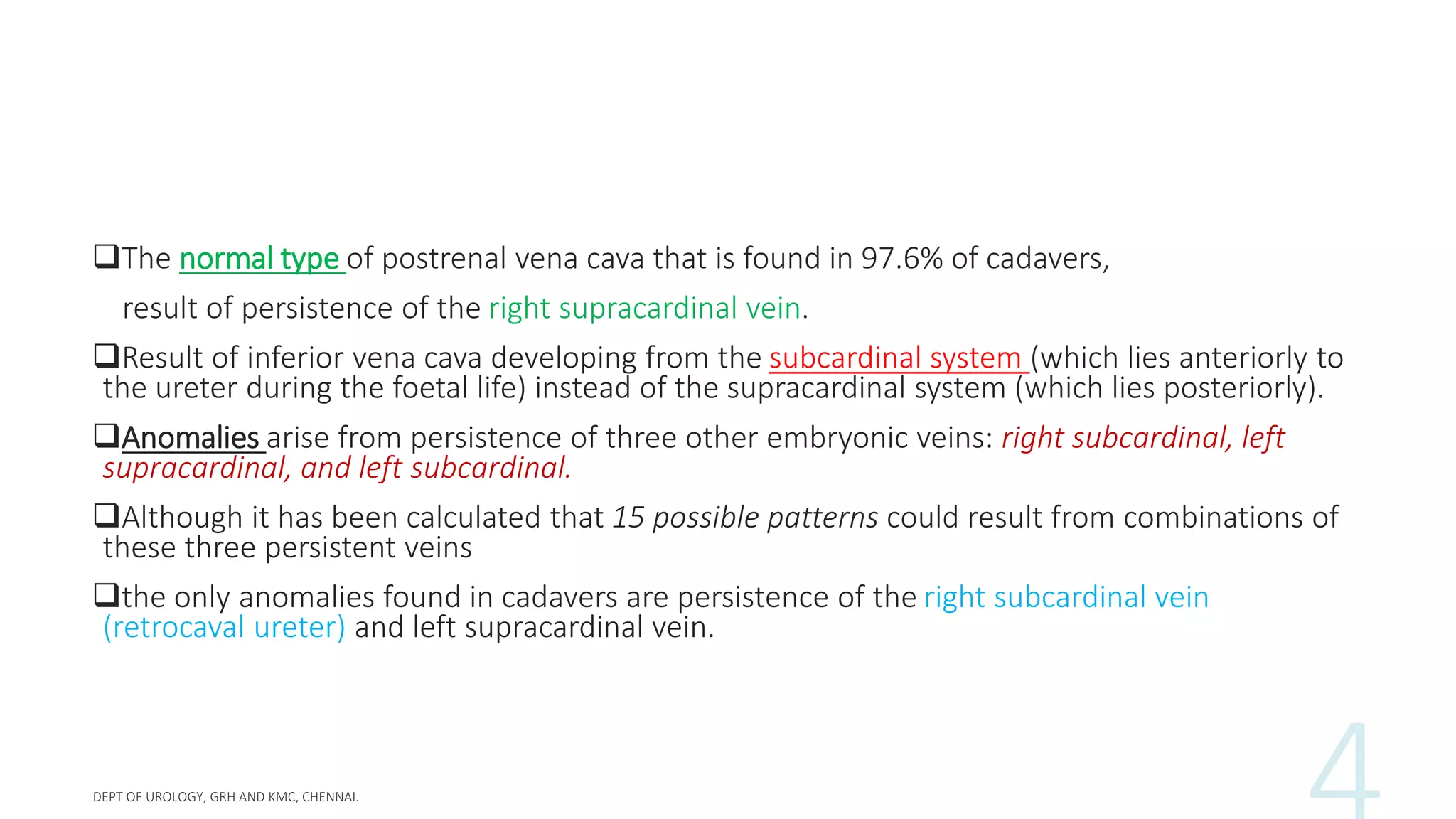 retrocaval ureter | PDF