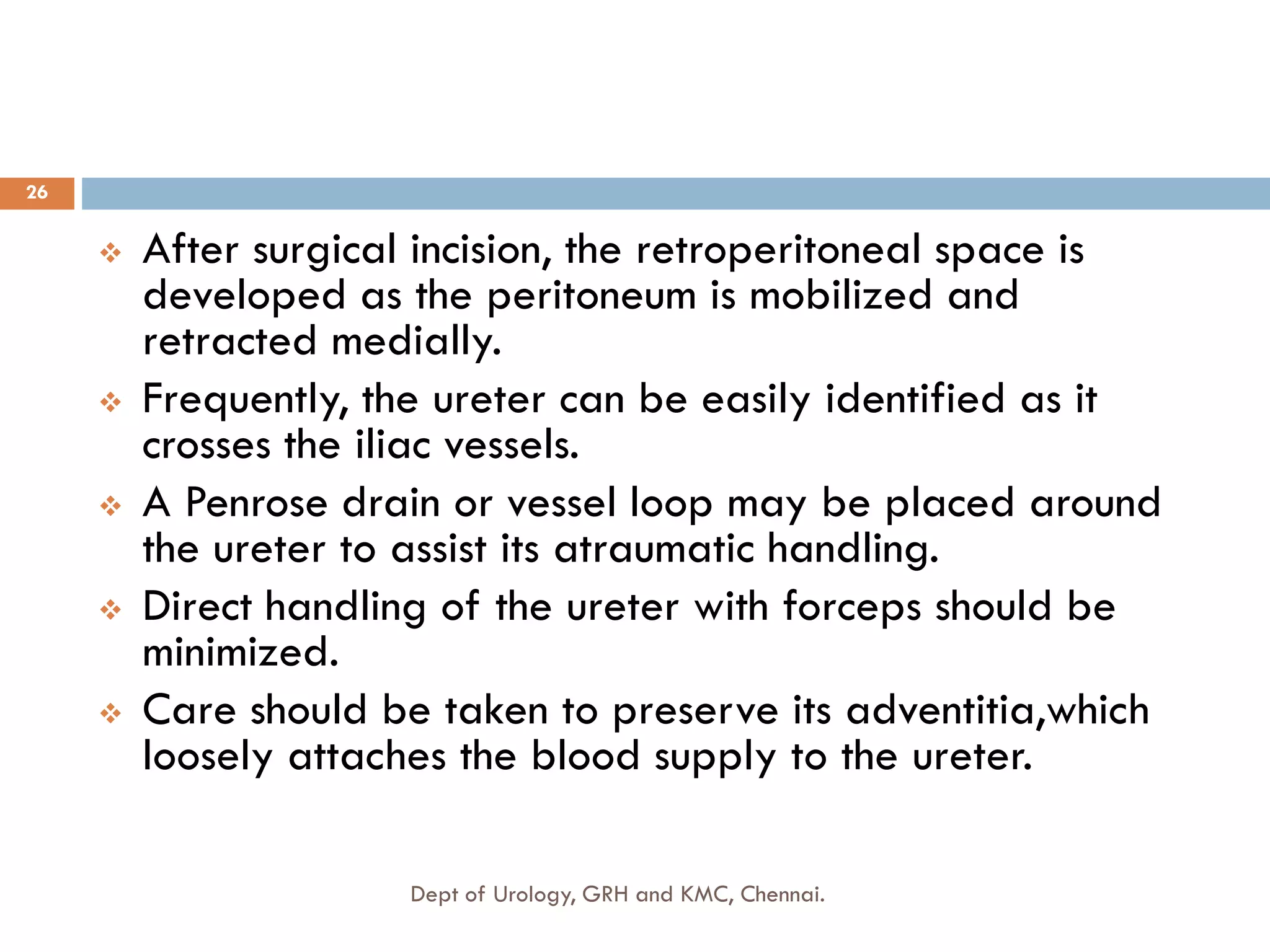 Ureter stricture- management | PDF