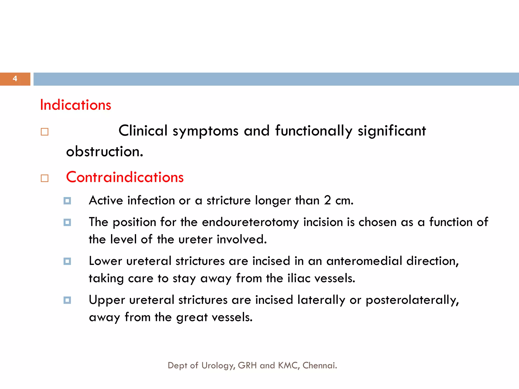 Ureter stricture- management | PDF