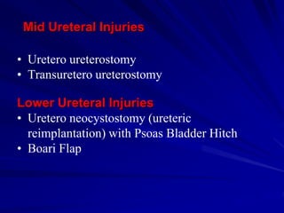 Ureteral injury) | PPT