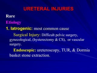 Ureteral injury) | PPT