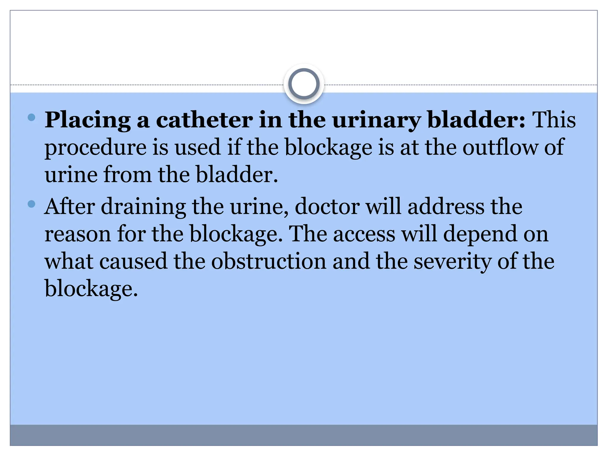 URETERAL OBSTRUCTION and nursing management .pptx