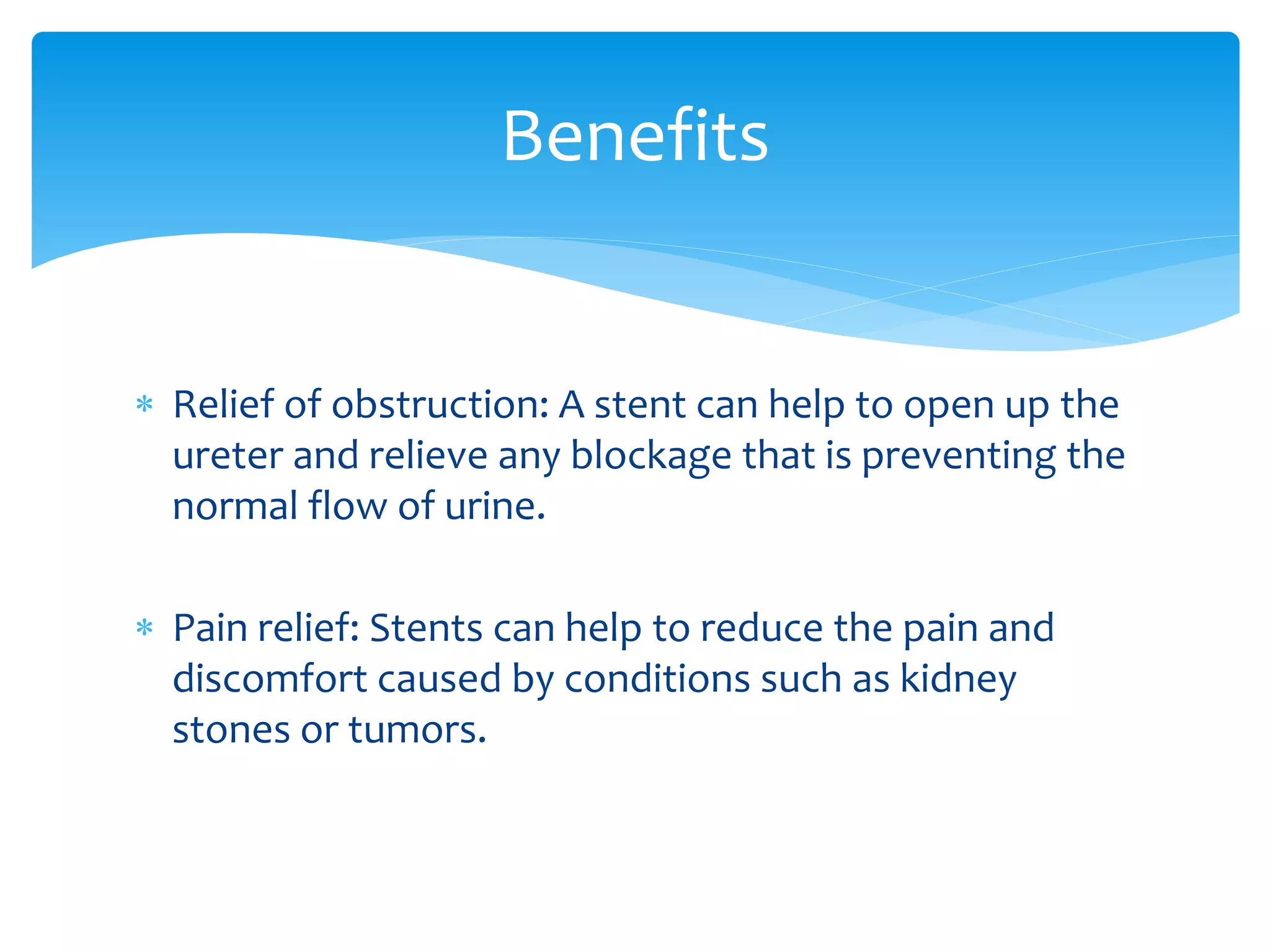 ureteral stents | PPTX