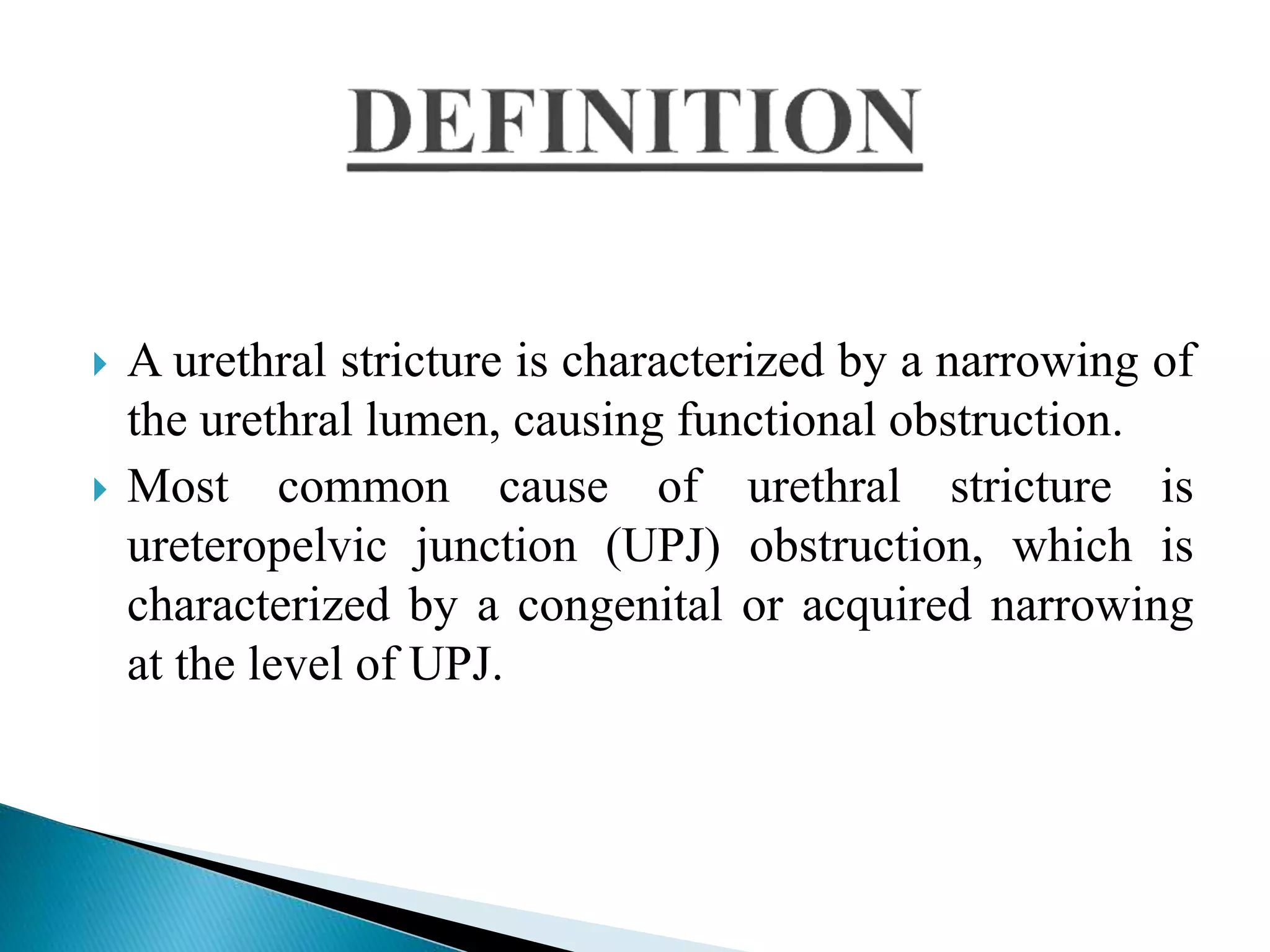 Ureteral stricture | PPTX