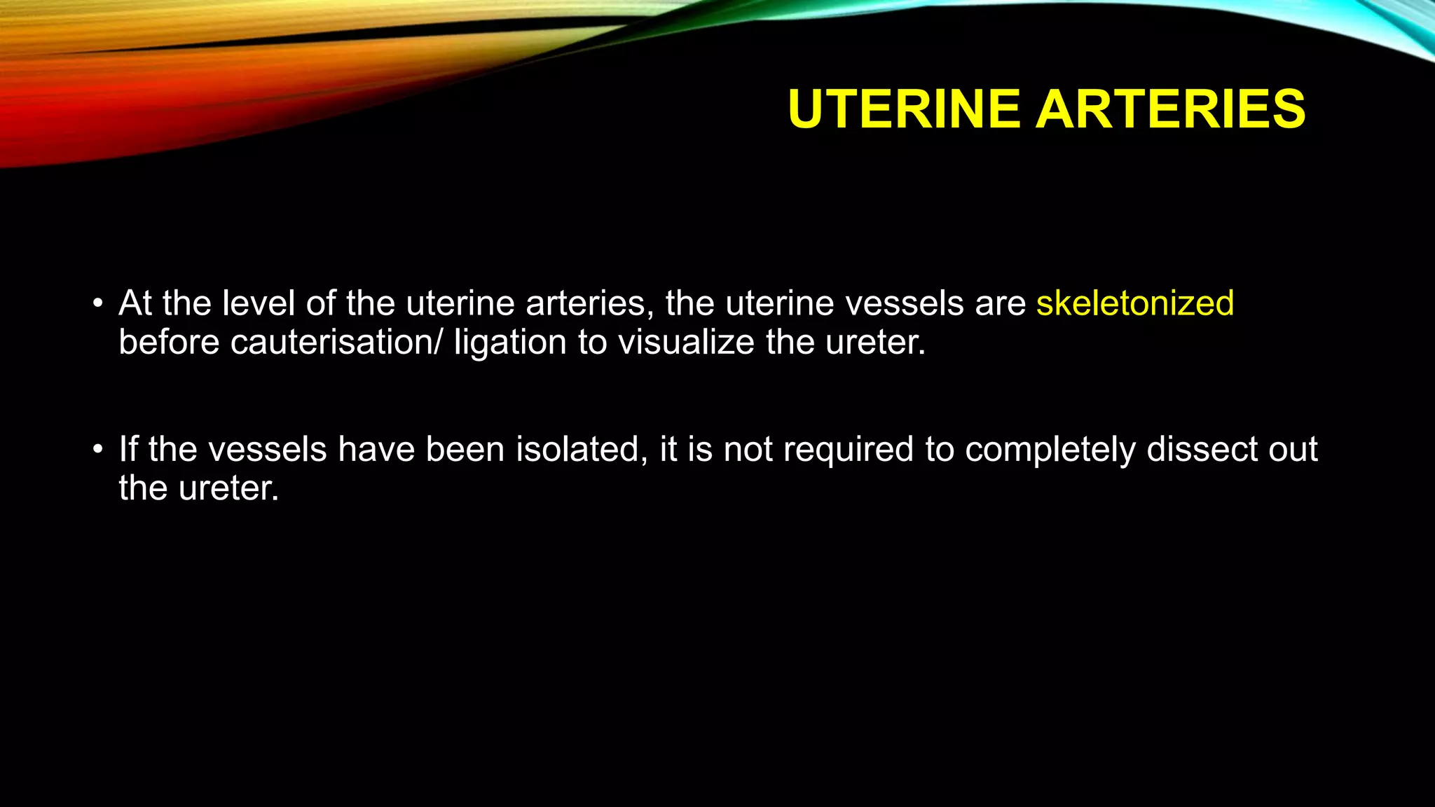 Ureteric injuries in gynecological surgeries | PPTX