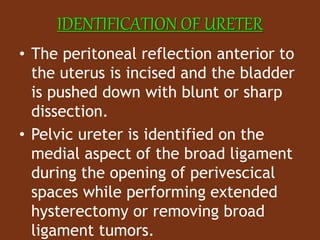 Ureteric injury in Gyenec Surgery | PPSX