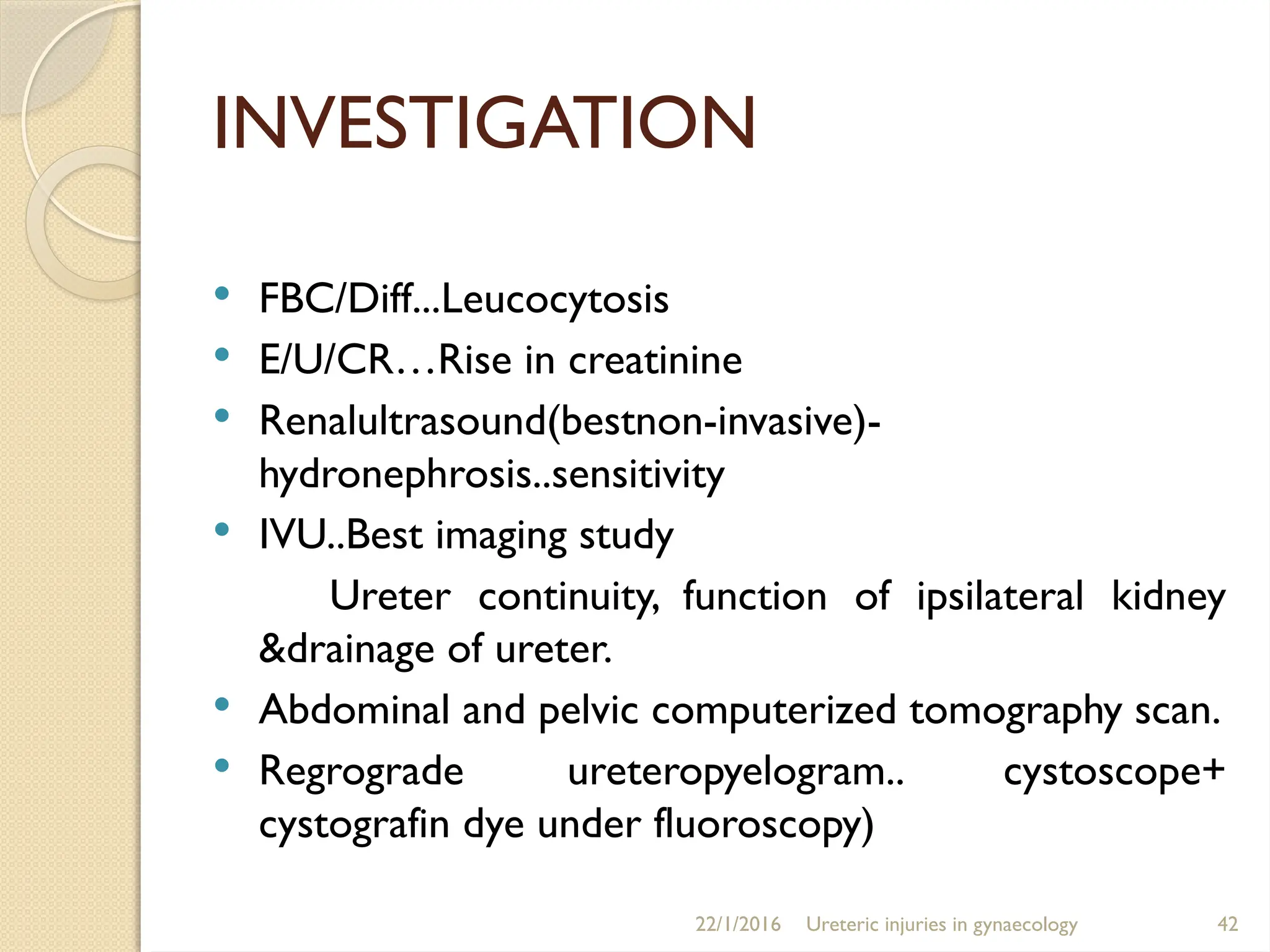 URETERIC INJURY PPT2 corrected_073603.pptx