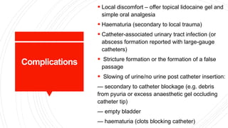 Urethral catheterisation for MBBS | PPT