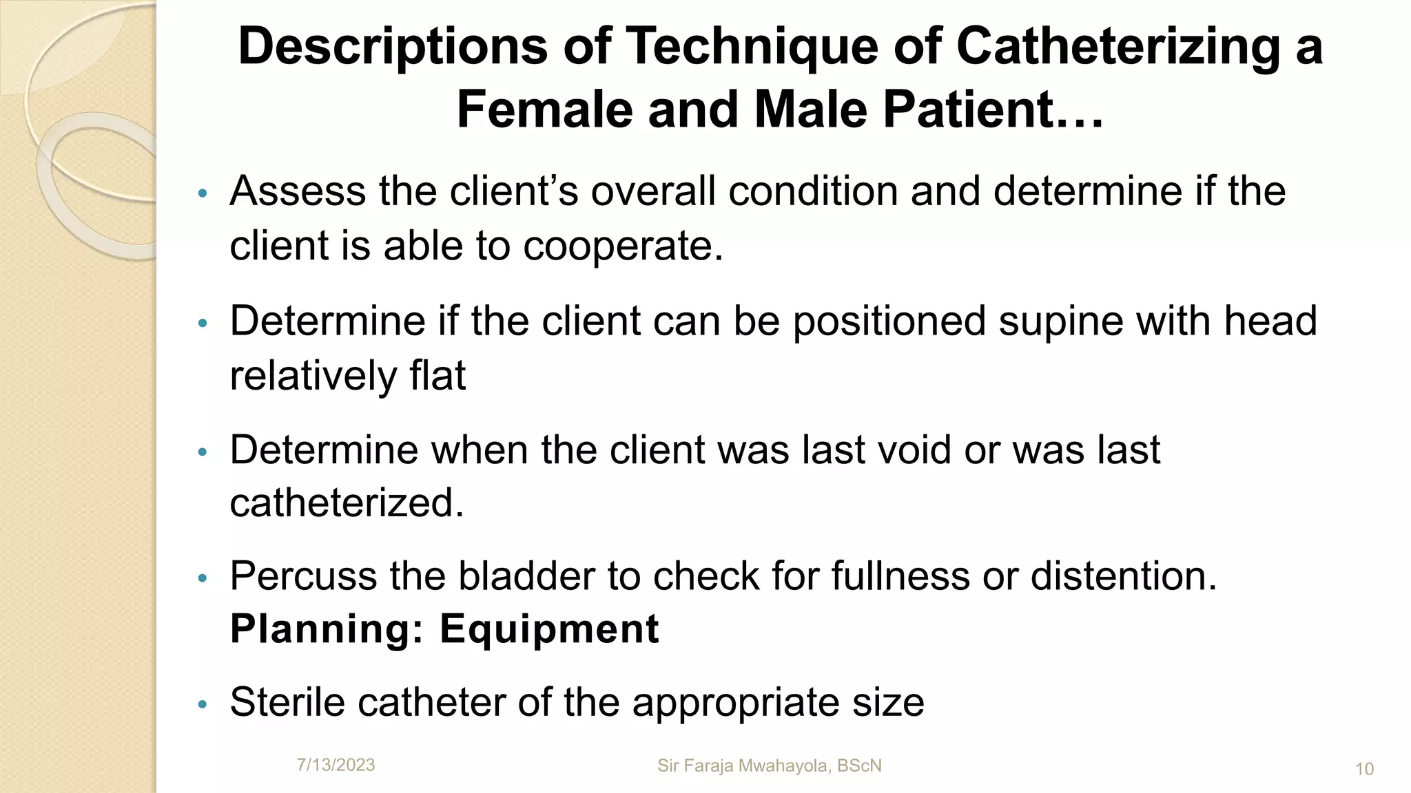 URETHRAL CATHETERIZATION.ppt