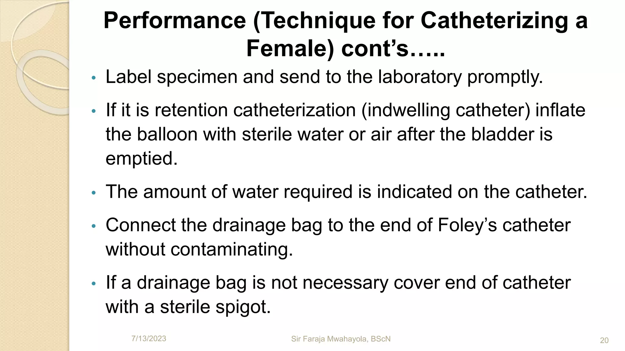 URETHRAL CATHETERIZATION.ppt