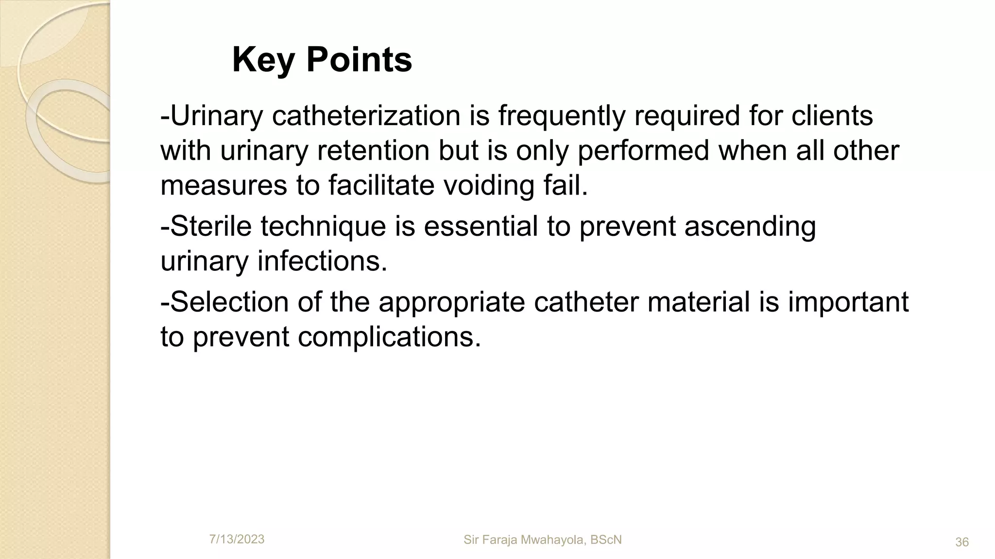 URETHRAL CATHETERIZATION.ppt