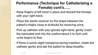 URETHRAL CATHETERIZATION.ppt